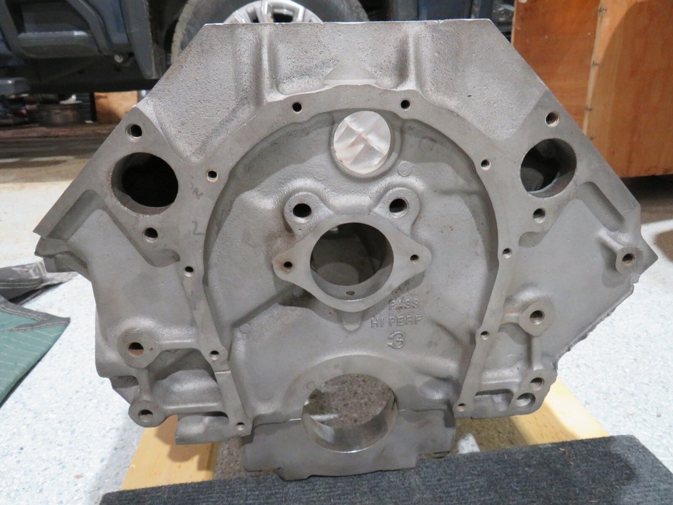 1965 GM L78 396/425HP Engine Block 3855962 A45 4-Bolt Bored .027 Over ...