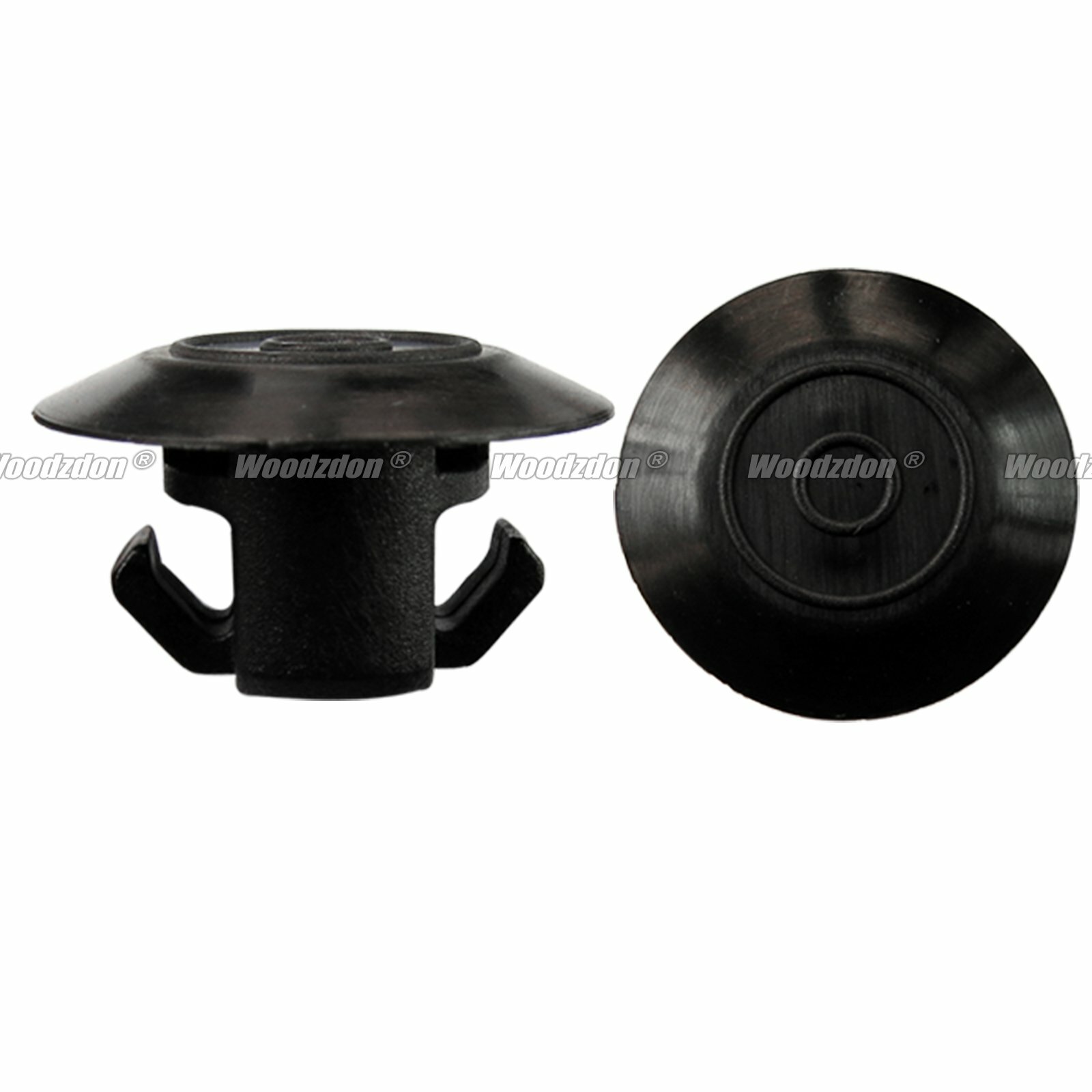 50 Body Side Mudguard Retainer Blk Nylon Clip Rivet For Toyota Hiace ...