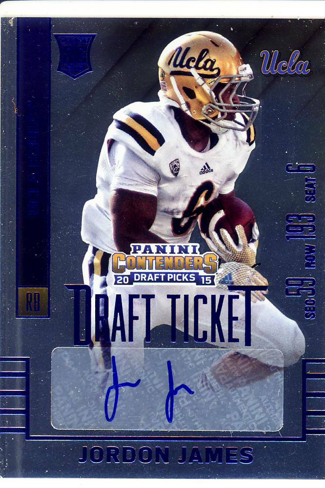 Jordon James Ucla 2015 Panini Contenders Draft Auto Rookie #204 Jordon