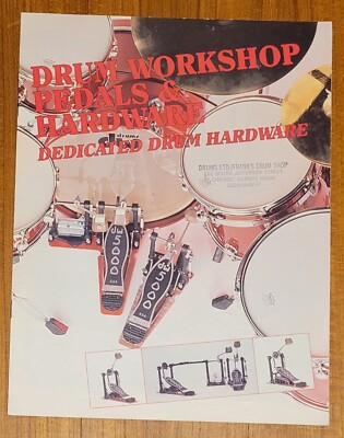 DW Drum Workshop Pedals and Hardware 1989 Catalog | eBay