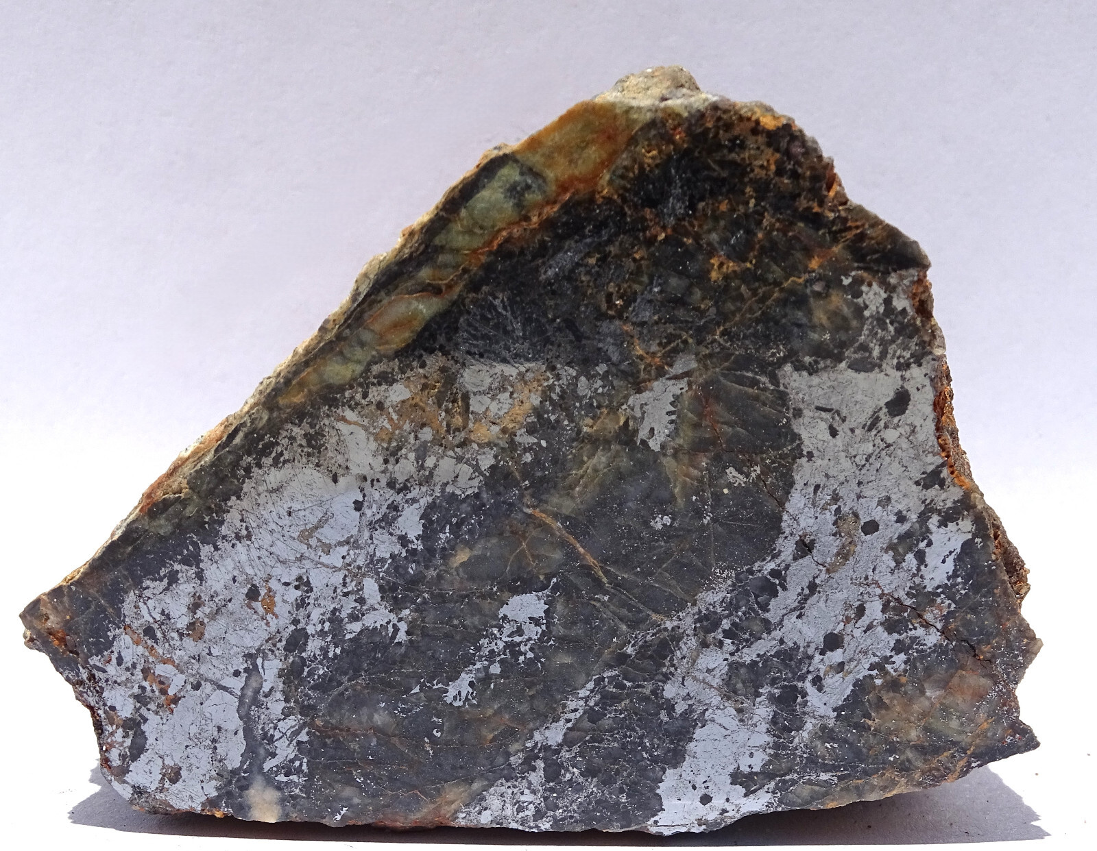 Polished STIBNITE w/ GUDMUNDITE?--Snook and Ellen mine, Washington ...