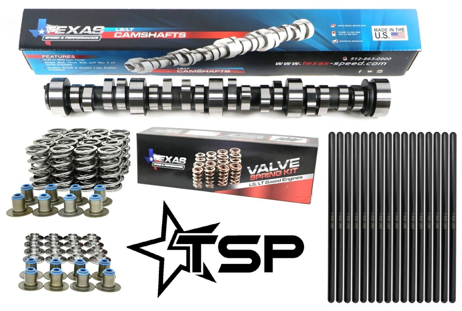 Texas Speed TSP BFD "CHOP MONSTER" Stroker LS3 6.2L Cam Camshaft Kit ...