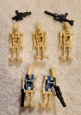 LEGO Star Wars Lot of 4 B1 Battle Droid Minifigs/Pilot sw0001d ARMY ...