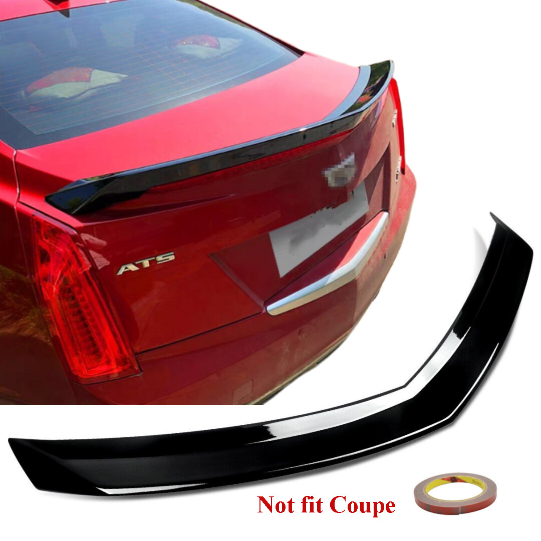 For 2013-2018 Cadillac ATS Sedan V Style Highkick Gloss Black Trunk ...