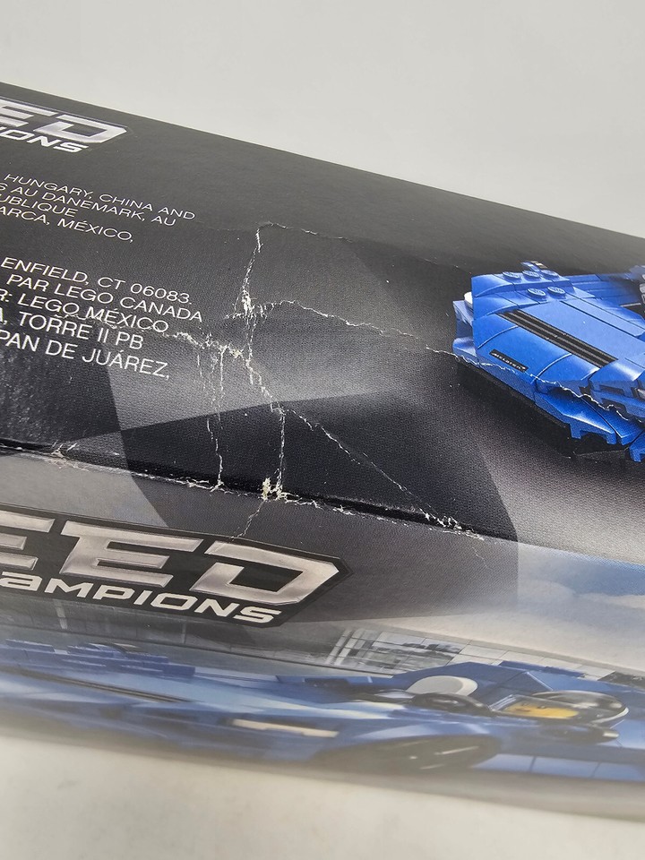 LEGO 76902 Speed Champions McLaren Elva - New & Sealed in Damaged Box ...
