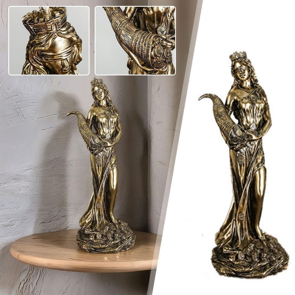 Goddess Of Wealth Tyche Lady Luck Fortuna Veronese Statue* P7Z2 | eBay UK