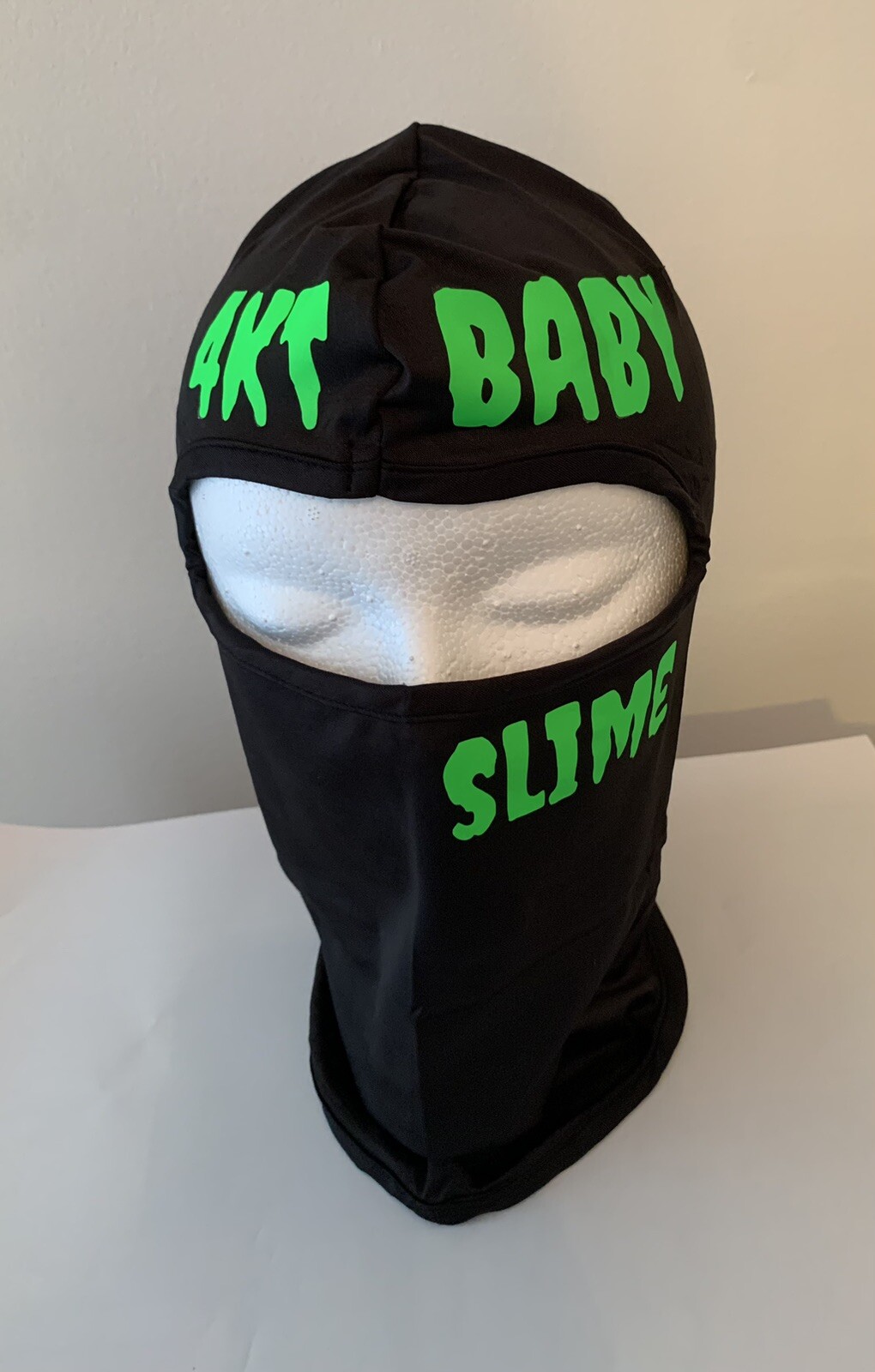 Custom Youngboy Shiesty Ski Mask, Black And Green Balaclava One Size | eBay