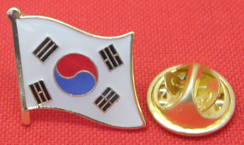 South Korea Flag Pin Badge Korean Han Brooch | eBay