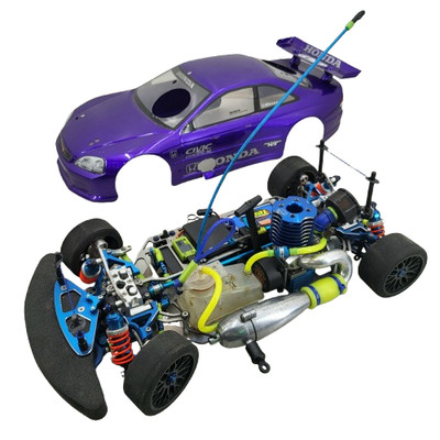 Team Associated Nitro TC3 heavily upgraded, with transmitter and body ...