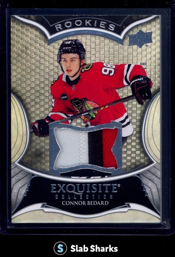 2023 UPPER DECK EXQUISITE COLLECTION #RP-CB CONNOR BEDARD ROOKIE PATCH ...