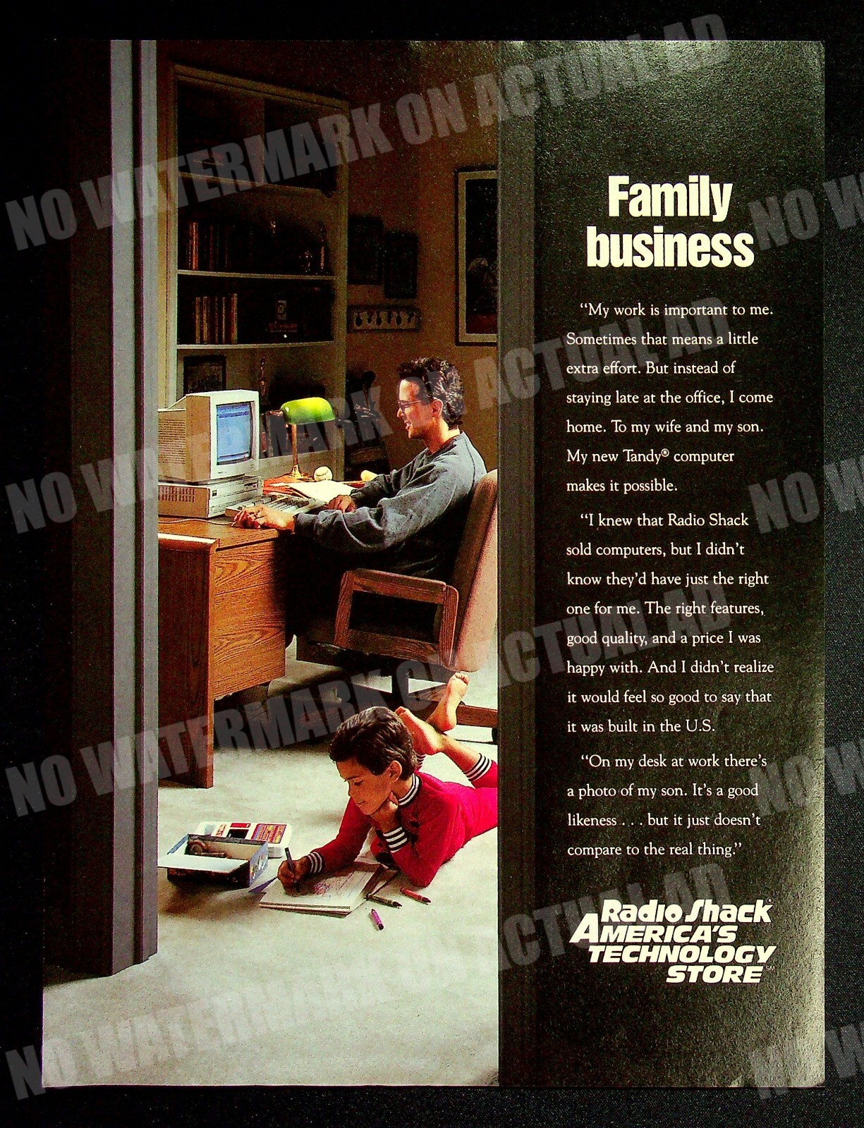 Radio Shack Tandy Computer PC 1991 Trade Print Magazine Ad Poster ...