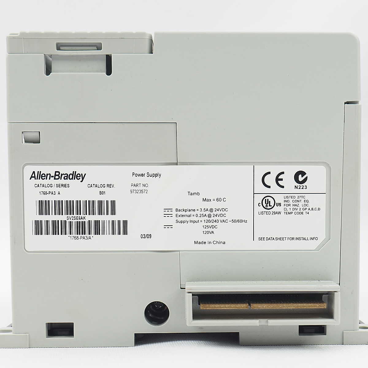 Allen Bradley 1768-PA3 Series A CompactLogix L4x Power Supply | eBay