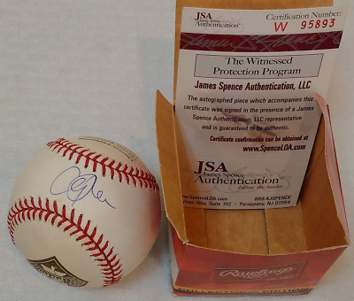 CLIFF LEE Autographed Signed ROMLB Baseball JSA Phillies 2009 World ...