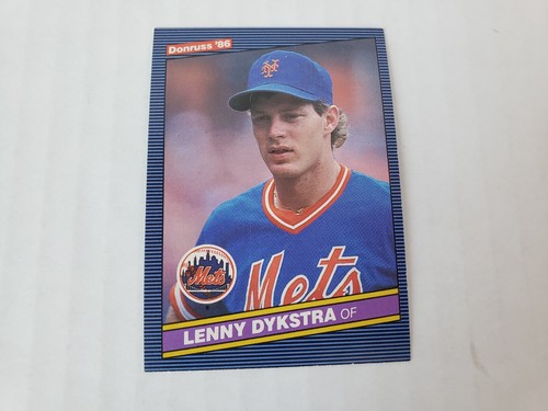 Lenny Dykstra New York Mets 1986 Donruss #482 Baseball Rookie RC Card ...