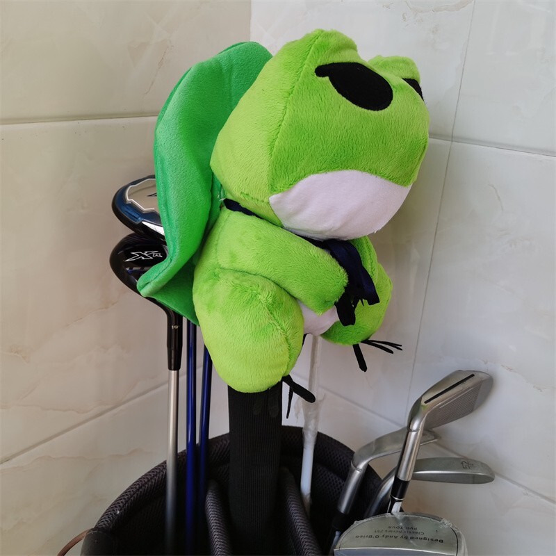 Travel Frog Golf Driver Headcover Plush Protector 460cc Wood Golf Head ...