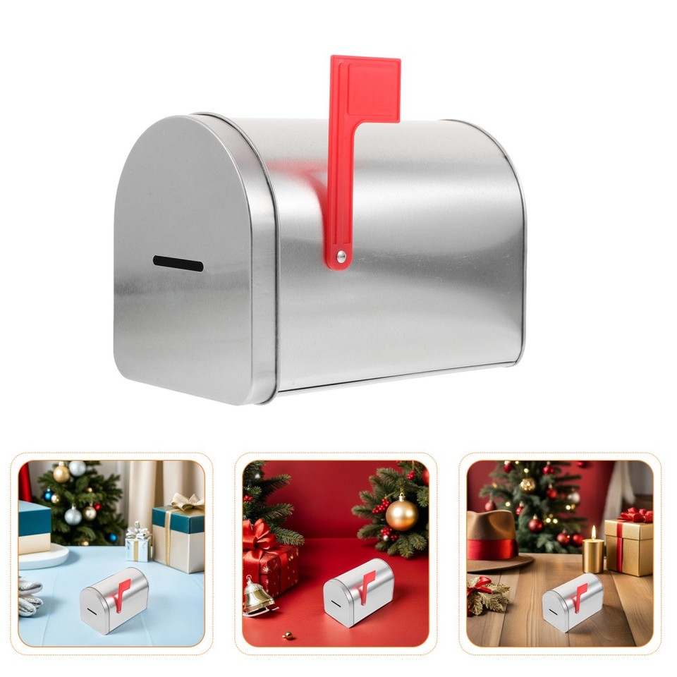 2 Pcs Christmas Stocking Stuffer Container Mailbox Shaped Containers | eBay