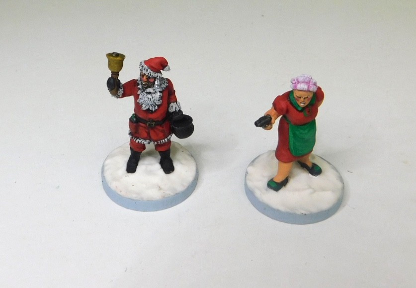 2X Well Painted Pulp Fig Bob Murch: 28mm Special Edition Bad Santa and ...