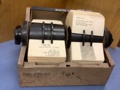 Rolodex & Business Card Files - Double Rotary Card File