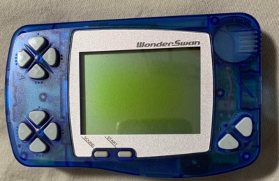 Bandai WonderSwan Wonder Swan WS Clear Blue Handheld System Console | eBay