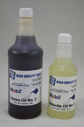 MOBIL VACTRA WAY OIL #2 QUART and MOBIL VELOCITE SPINDLE OIL #6 PINT ...