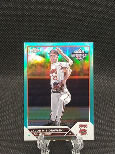 2023 Topps Pro Debut Chrome Jacob Misiorowski Aqua Refractor /75 #PDC ...