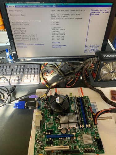 Intel Desktop Board DG43GT Socket LGA775 DDR2 MicroATX No I/O Shield ...