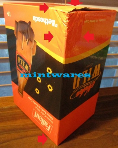 Fallout Nuka Cola Wild Amber Glass Bottle 12 oz & 10 Cap NEW w/ Box ...