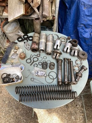 Vintage used small AMC AJS Matchless clearance job lot Jampot parts ...