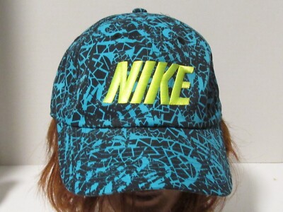 Nike Splash Blue Cloth Back HAt | eBay