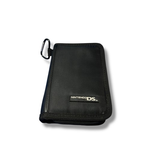 Nintendo DS Carry Soft Zip Up Game Storage Case Black Travel Console ...