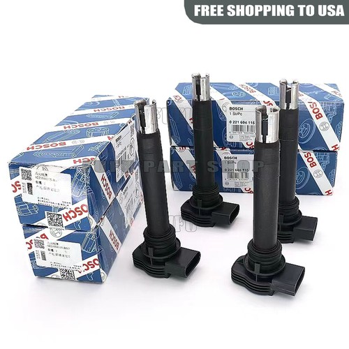4X BOSCH Ignition Coils for Audi VW TT EOS Golf Jetta Passat 2.0T ...