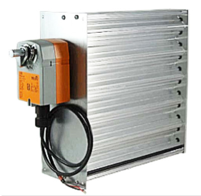 Belimo 2 Wire Motorized Large Rectangular Spring Return Damper SDTF 24V ...