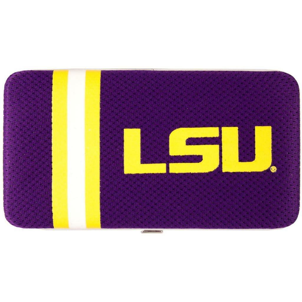 LSU Tigers Shell Mesh Wallet [NEW] NCAA ID Holder Money Cash Card Purse ...
