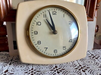 Antique wall clock, Vintage clock, Glashutte, Germany, DDR, GDR ...