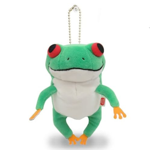 Shinada Global Mochi-Kaeru Frog Plush Mimi Size Green / Light Blue ...