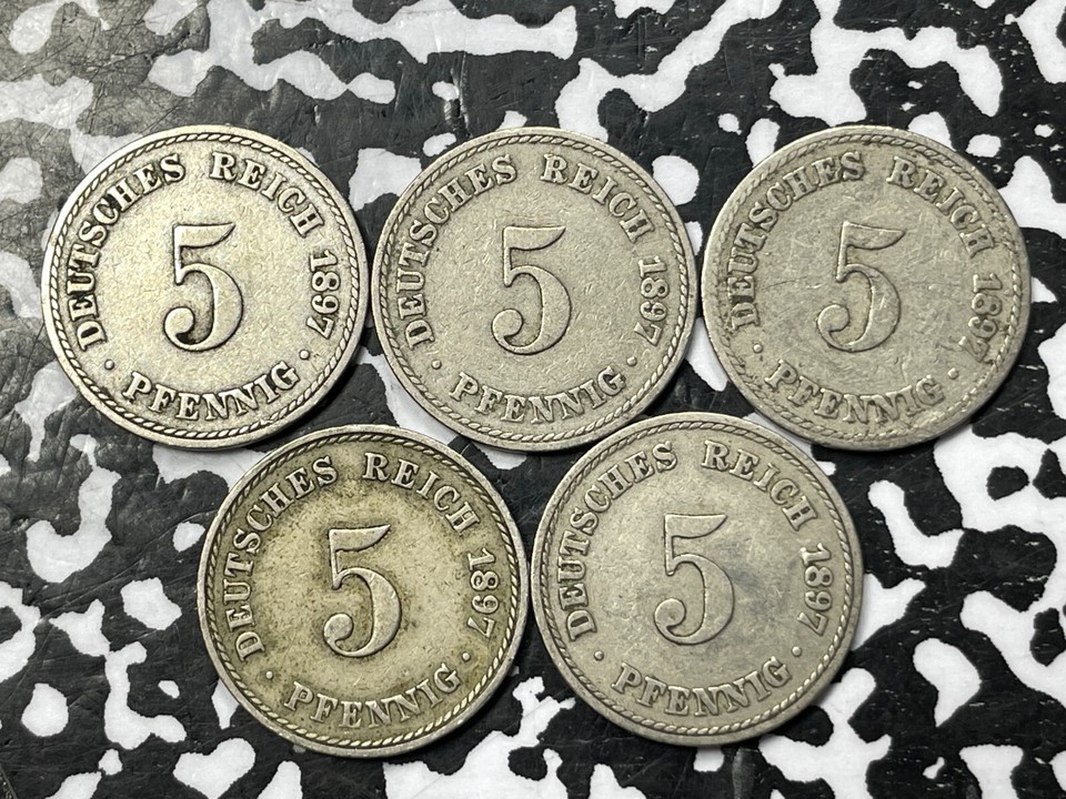 1897-A Germany 5 Pfennig (5 Available) (1 Coin Only) | eBay