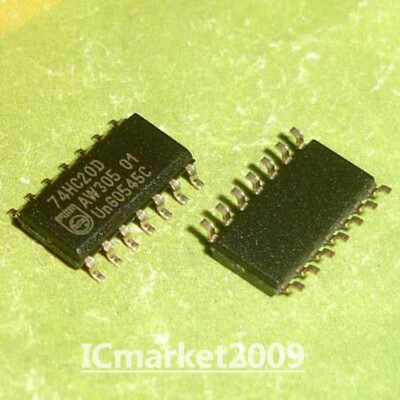 50 PCS 74HC20D SOP-14 74HC20 SMD Dual 4-Input Positive-NAND Gates 14 ...