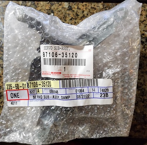 8710635120 GENUINE Toyota SERVO DAMPER FOR MODE 4RUNNER FJ GX470 87106 ...