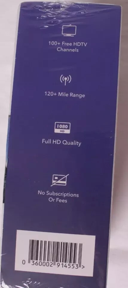 Wave Indoor TV Antenna Digital HDTV - 1080P Ultra HD - NEW | eBay