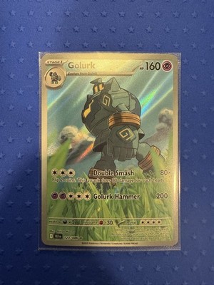 Pokemon GOLURK 123/086 - Black Bolt - ILLUSTRATION RARE - MINT | eBay