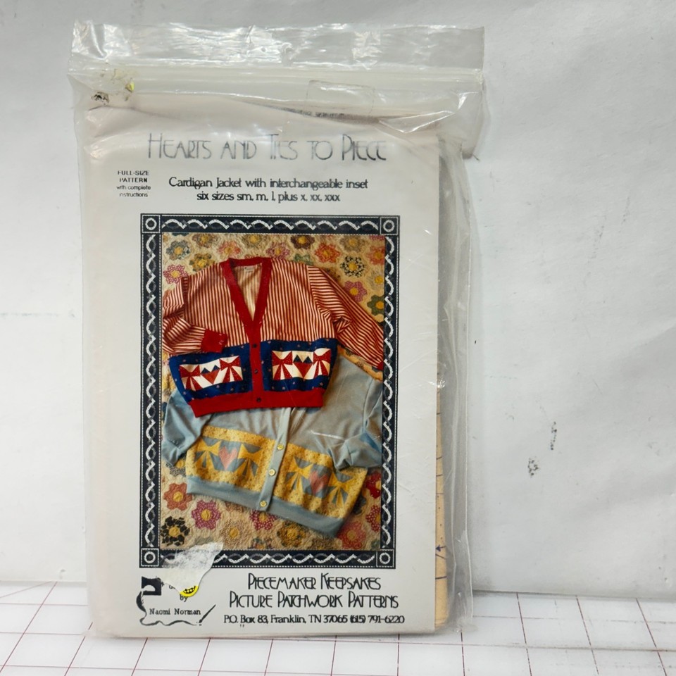 "Heart And Ties To PIECE" Piecemaker Keepsakes Picture Patchwork ...