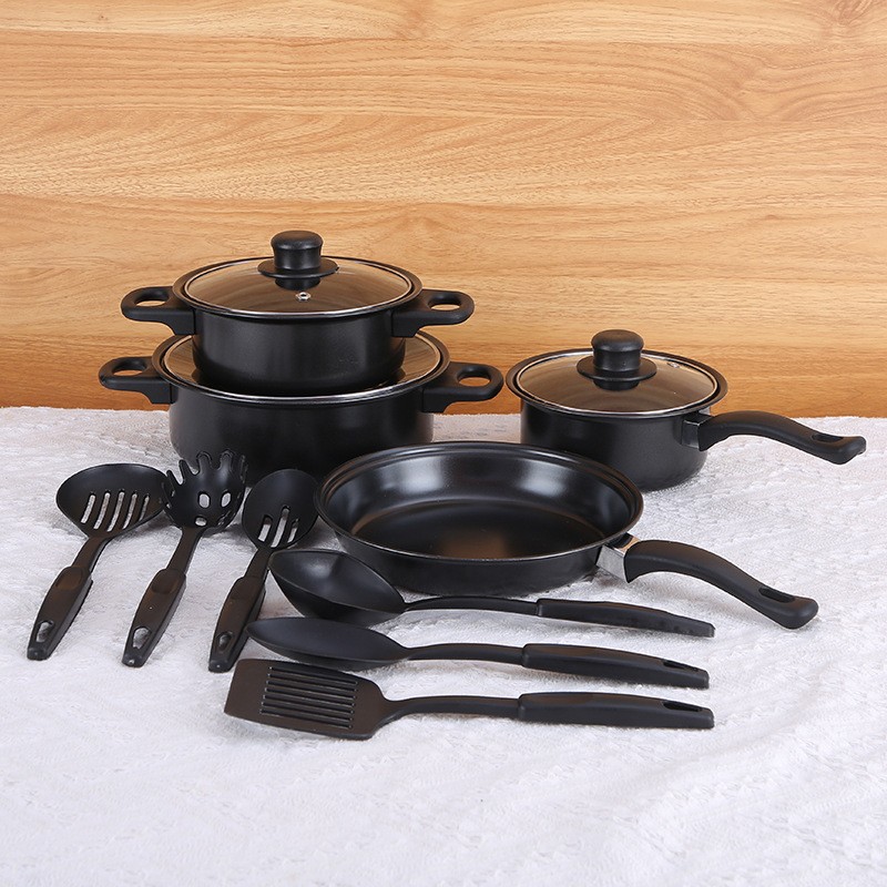 13 Piece Induction Cookware Set Nonstick Teflon Coated Pots and Pans ...