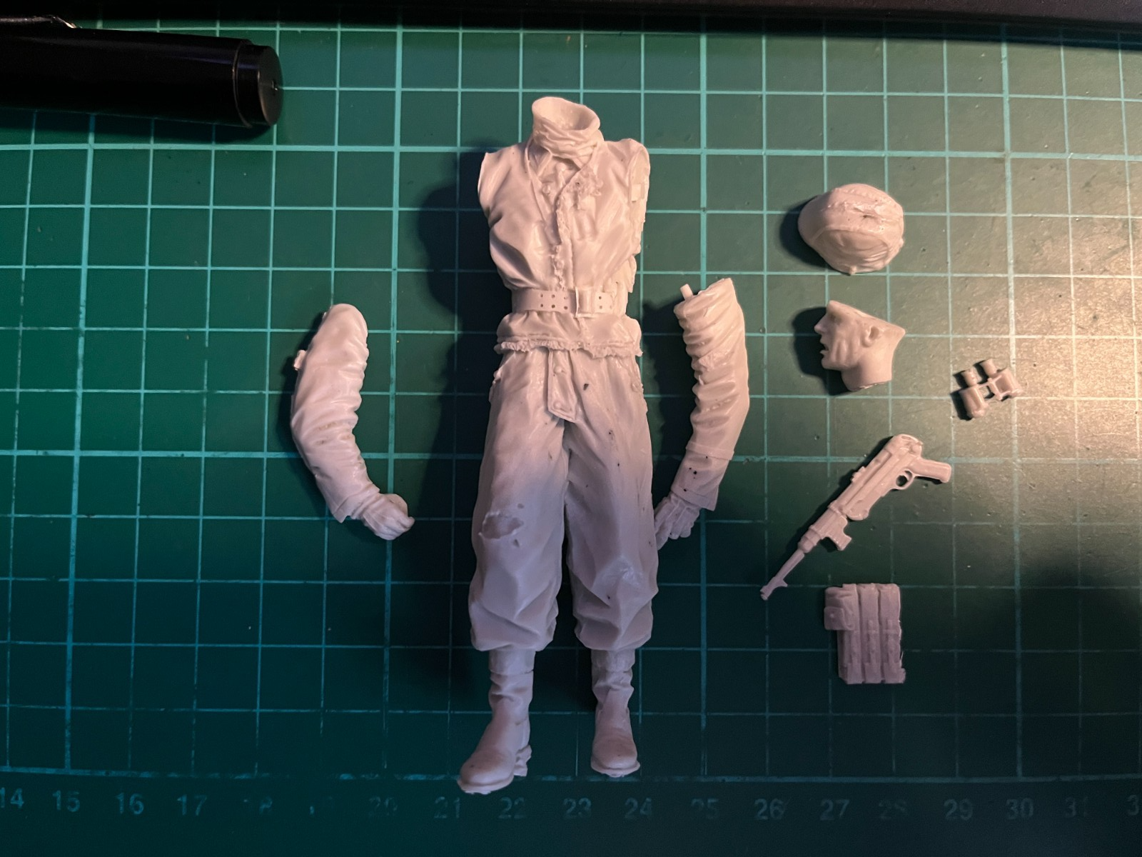 120mm German Tank Commander - resin | eBay UK