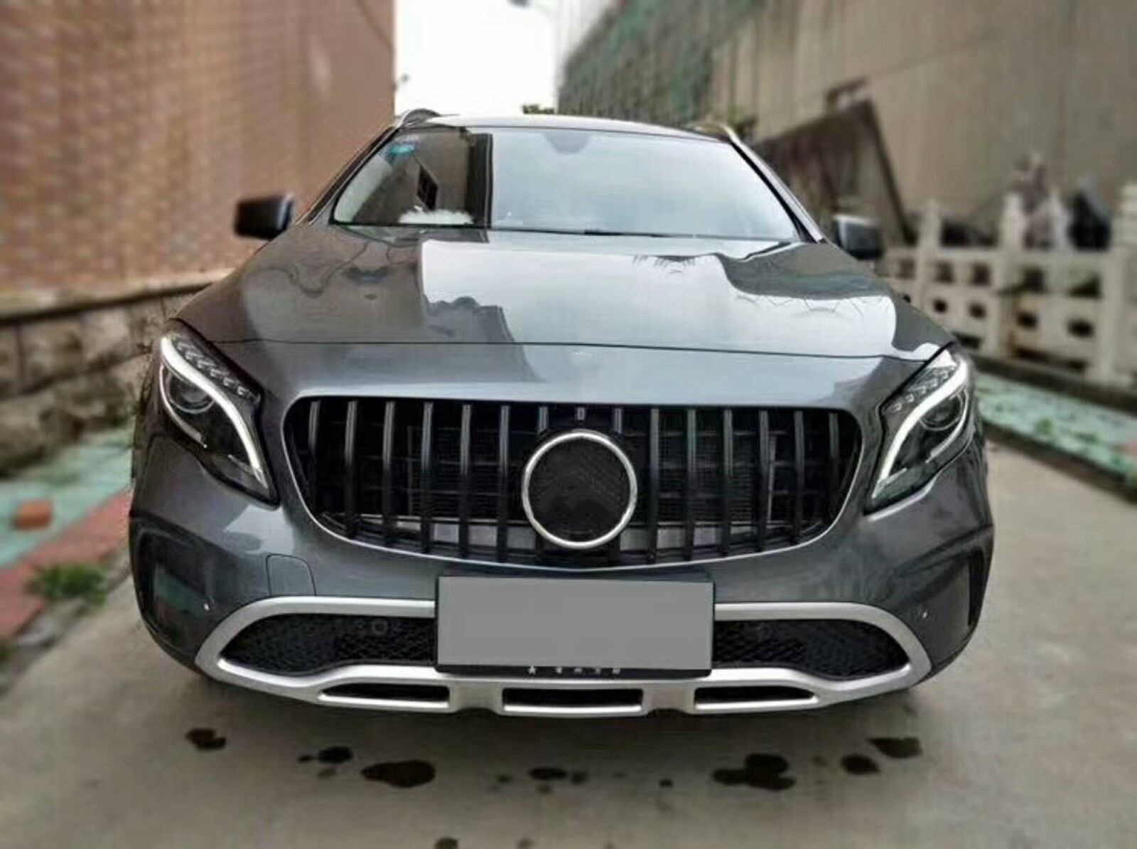 Front Grille Grill For 2017 2018-2020 Mercedes Benz GLA X156 GLA200 250 ...