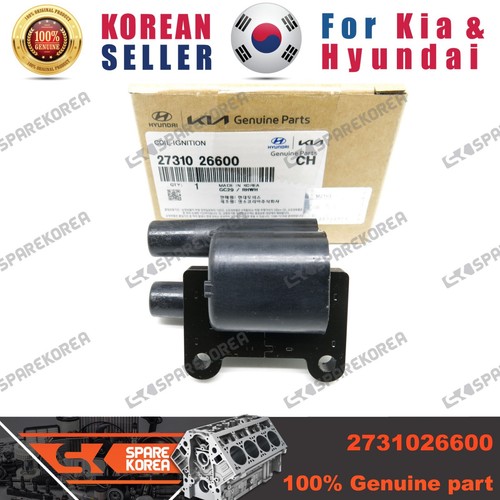Genuine/OEM 2731026600 COIL-IGNITION for Hyundai Lavita | eBay