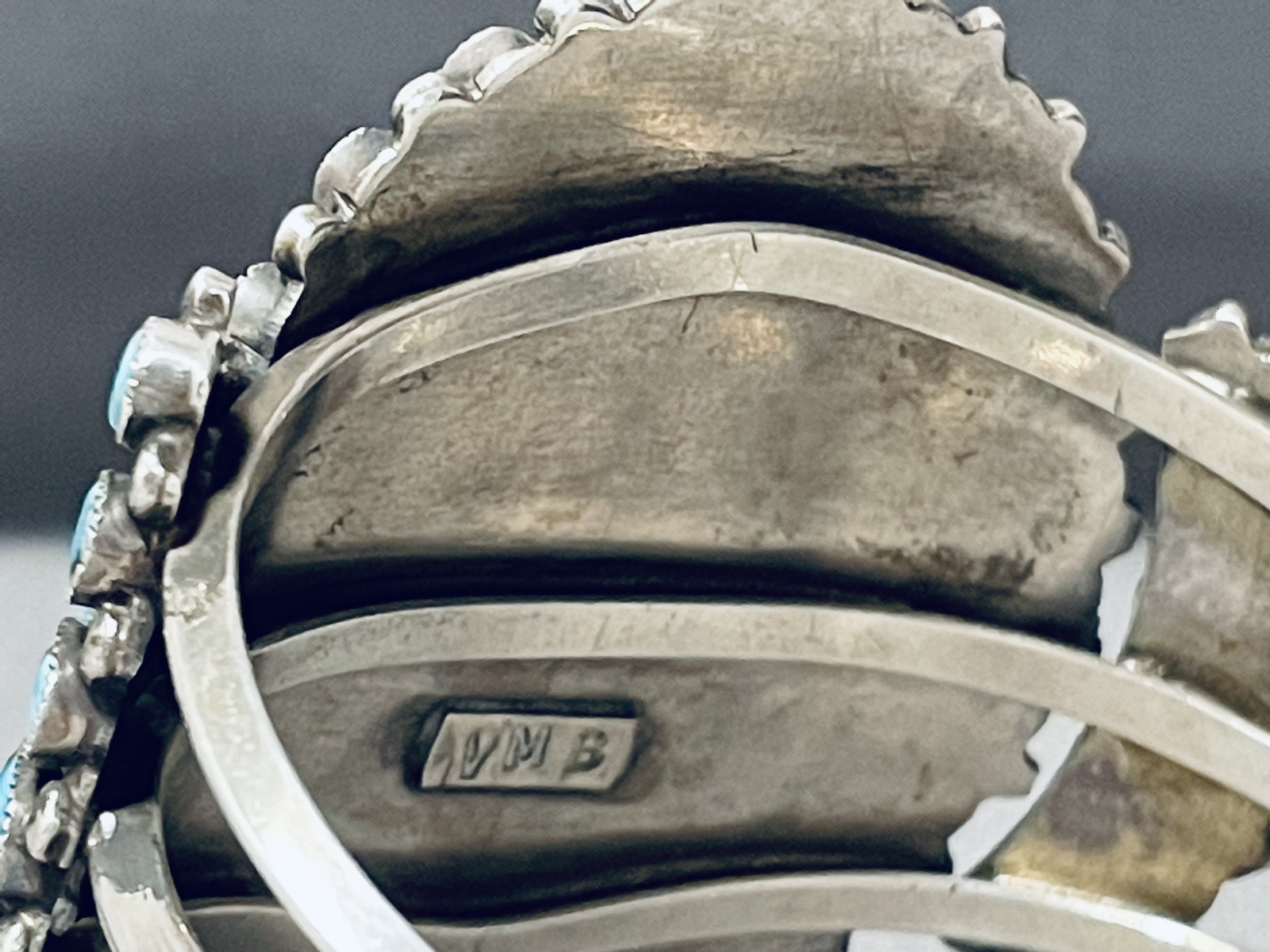 VICTOR MOSES BEGAY VINTAGE NAVAJO TURQUOISE STERLING … - Gem