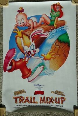 Roger Rabbit Trail Mix Up DS Rolled Official Original US One Sheet ...
