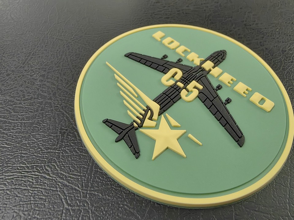 Lockheed Martin® C-5 Galaxy® (Ashtray) PVC Patch – With Hook and Loop ...