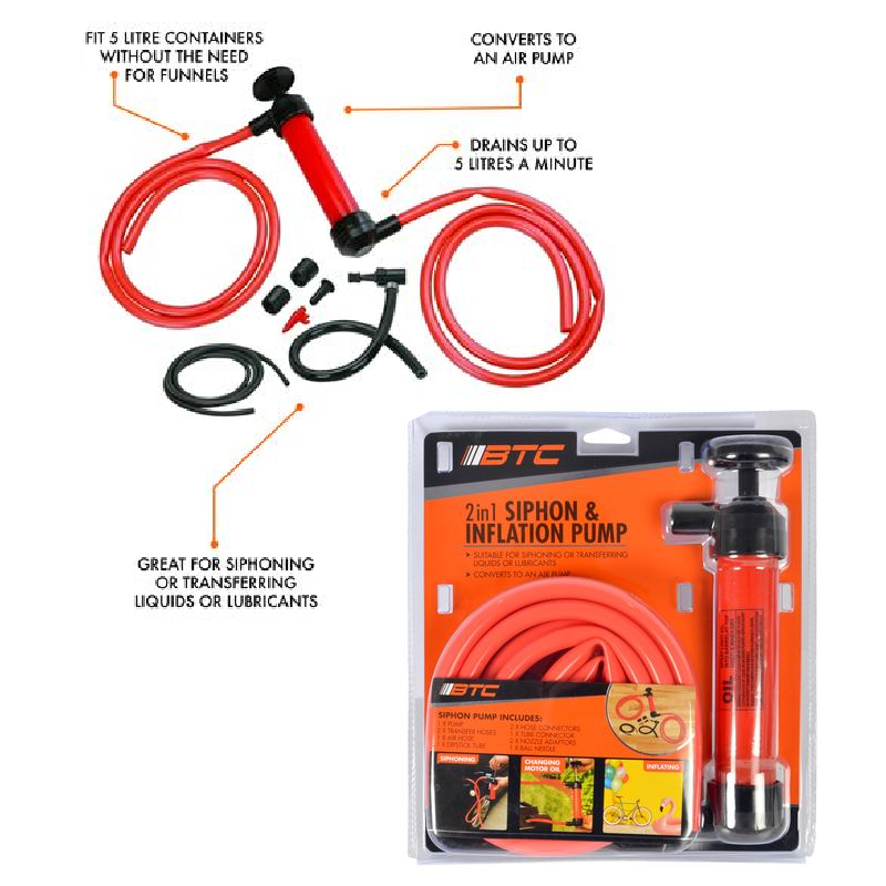 1x Draper Fuel Transfer Syphon Pump Siphon Hand Car Vehicle Petrol ...