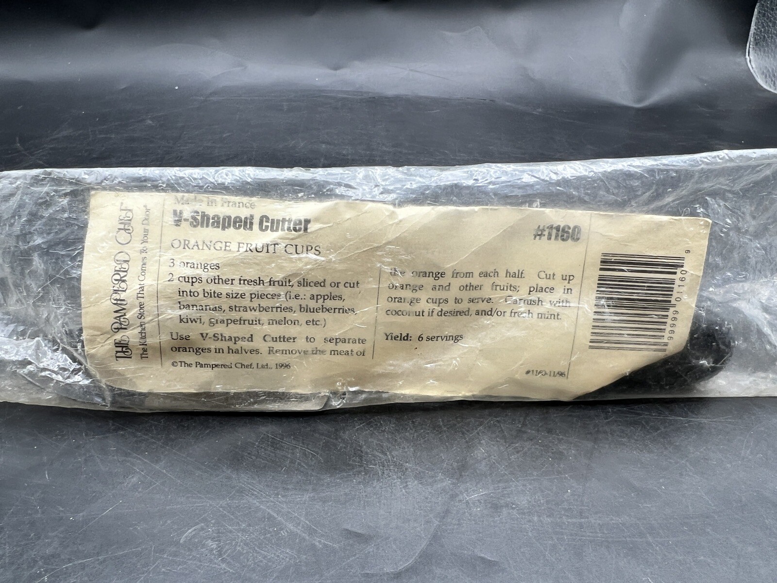 Pampered Chef V-Shaped Cutter #1160 Great for Fruits & Vegetables New ...